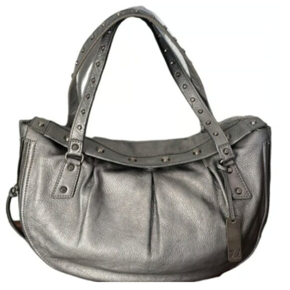 Botkier | Bags | Botkier Sophia Large Silver Satchel Handbag | Poshmark